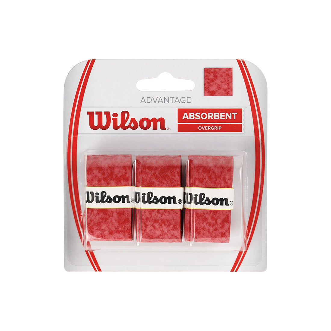 ADVANTAGE OVERGRIP RD 3PK ,Color.. RED – TopTier Padel - KSA